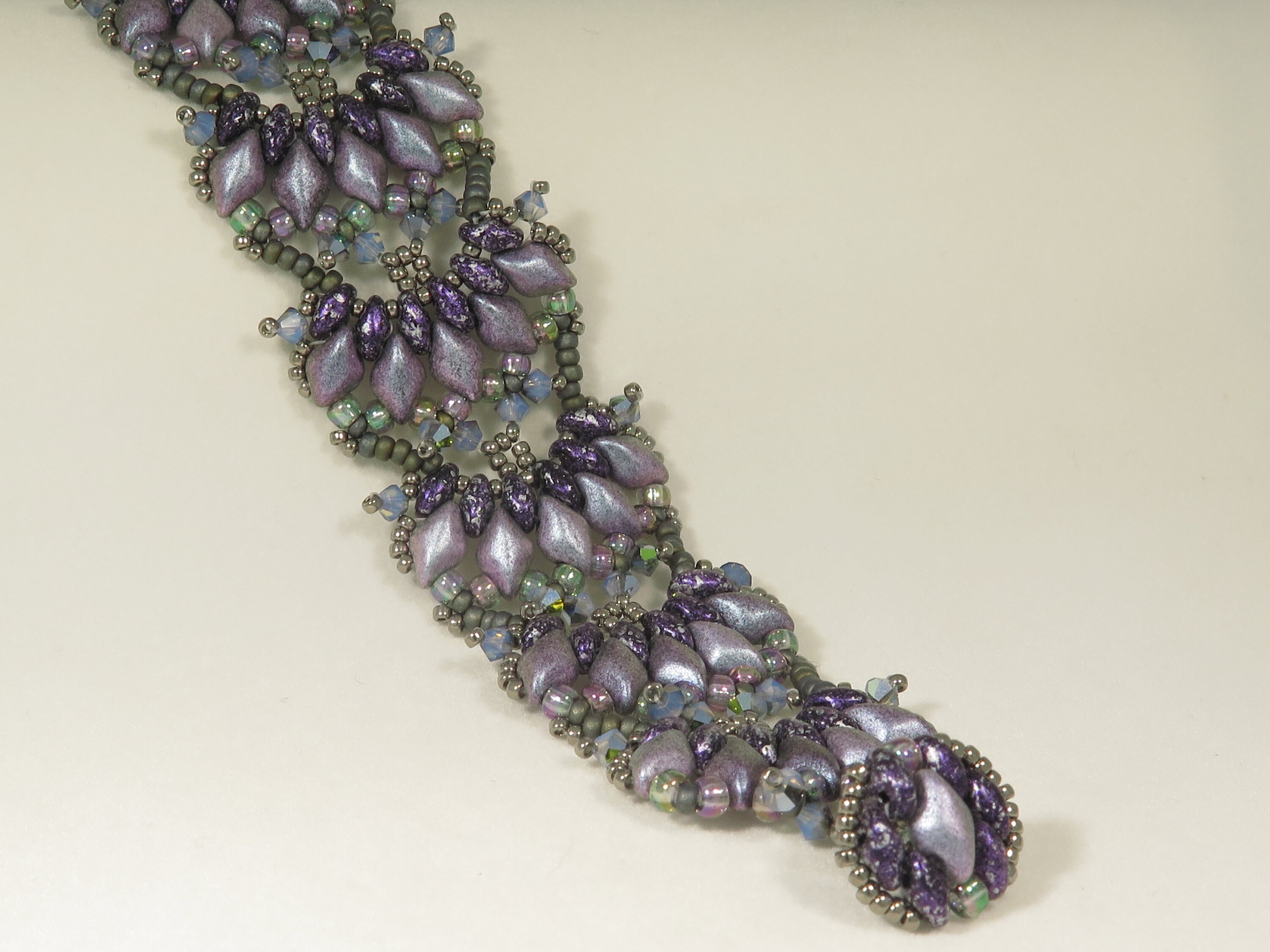 Waterfall -beading Tutorial - Swarovski Gemduo Diamondduo Superduo ...