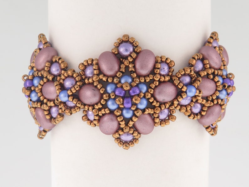 Marrakech Bracelet Beading Tutorial Samos Par Puca Pearl - Etsy