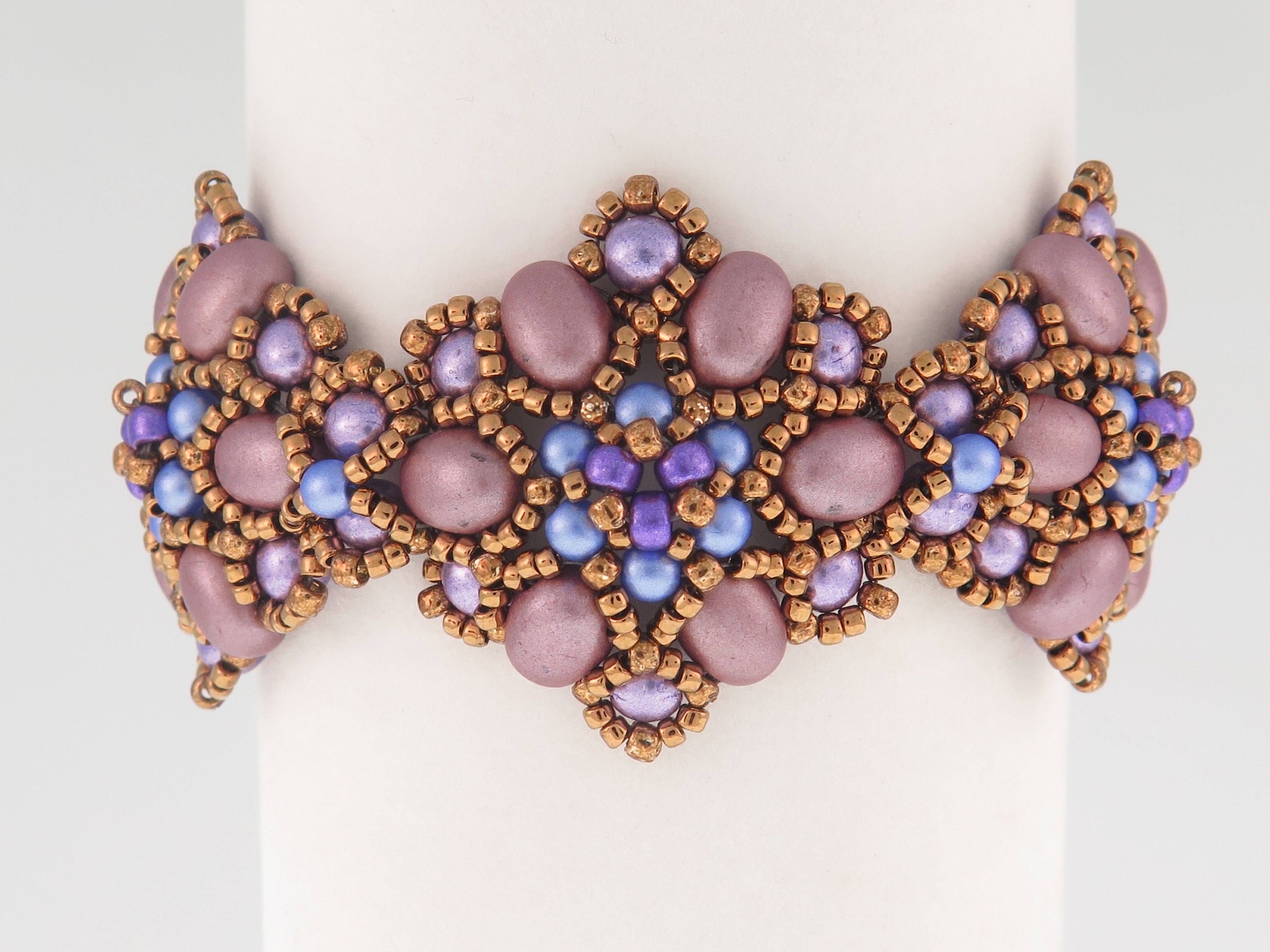 Marrakech Bracelet - Beading Tutorial - Samos Par Puca Pearl and Seed ...