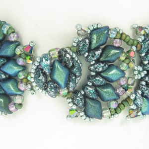 Waterfall -beading Tutorial - Swarovski Gemduo Diamondduo Superduo ...