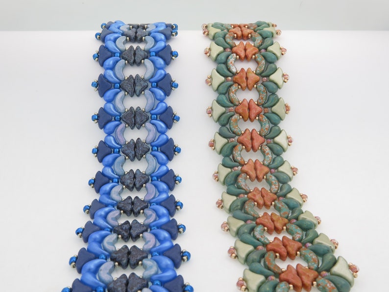 Lipstick Bracelet Beading Tutorial Arcos Helios Par Puca - Etsy