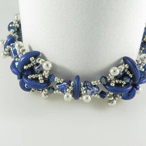Wind Rose Bracelet - Beading Tutorial - Swarovski Bezel Chaton Crescent ...