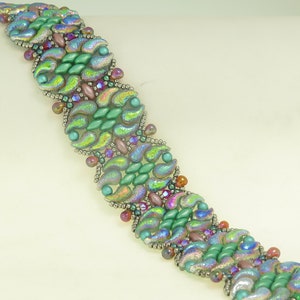 Tadpoles Bracelet - Beading Tutorial -zoliduo Superduo Pearls Drops ...