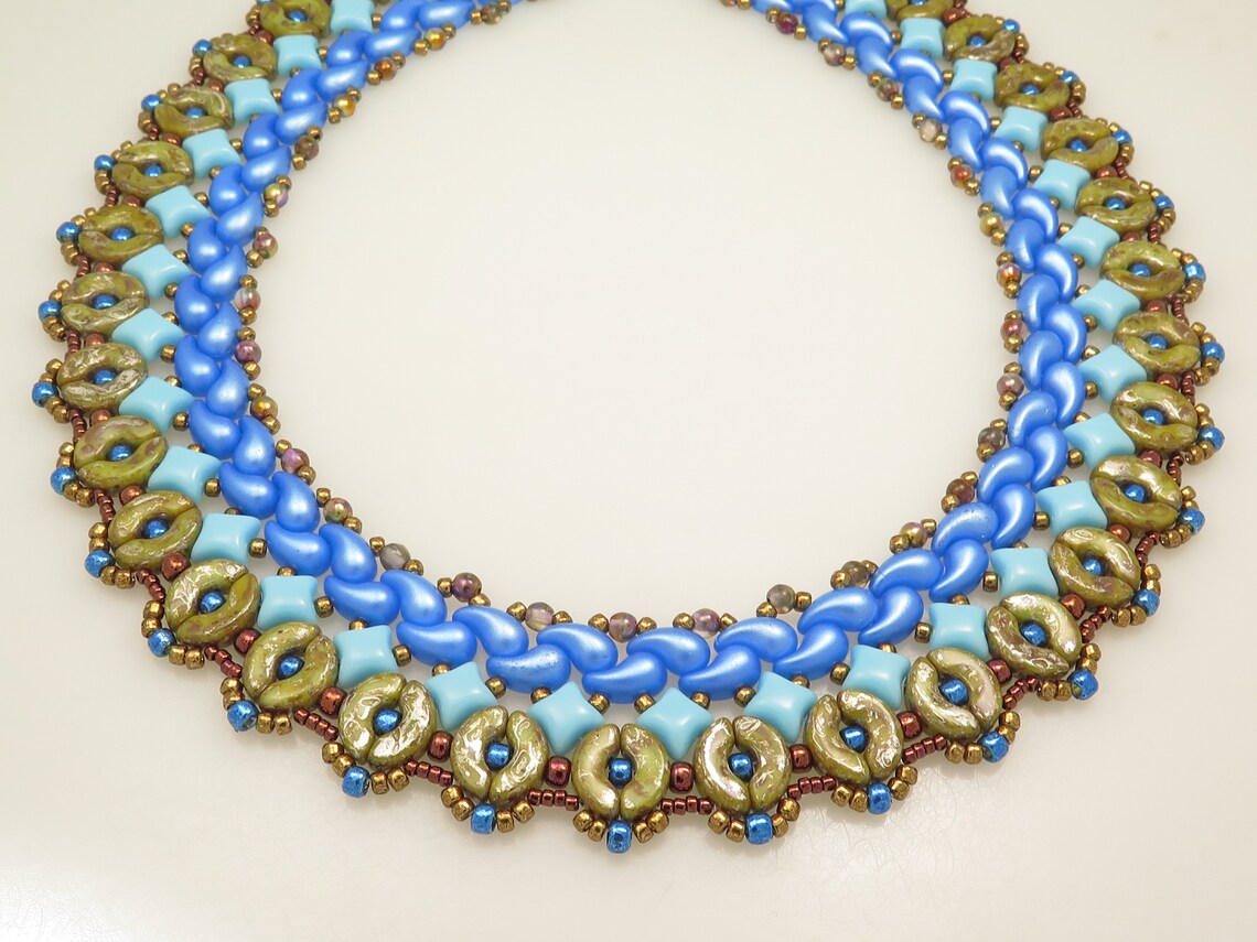 Braids Bracelet Beading Tutorial Arcos Puca Superduo - Etsy