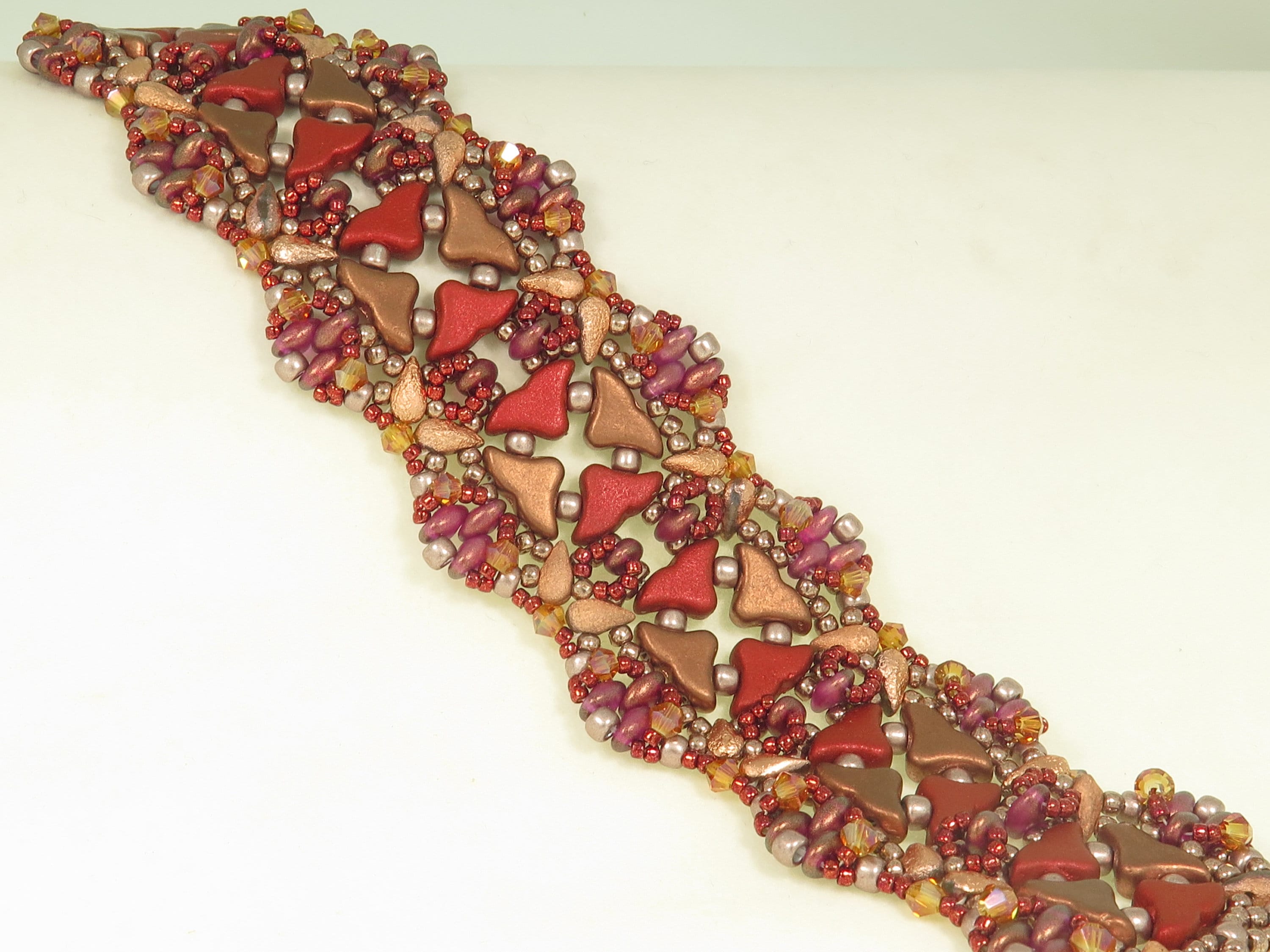 Snoopy Bracelet Beading Tutorial Helios Par Puca Superduo - Etsy