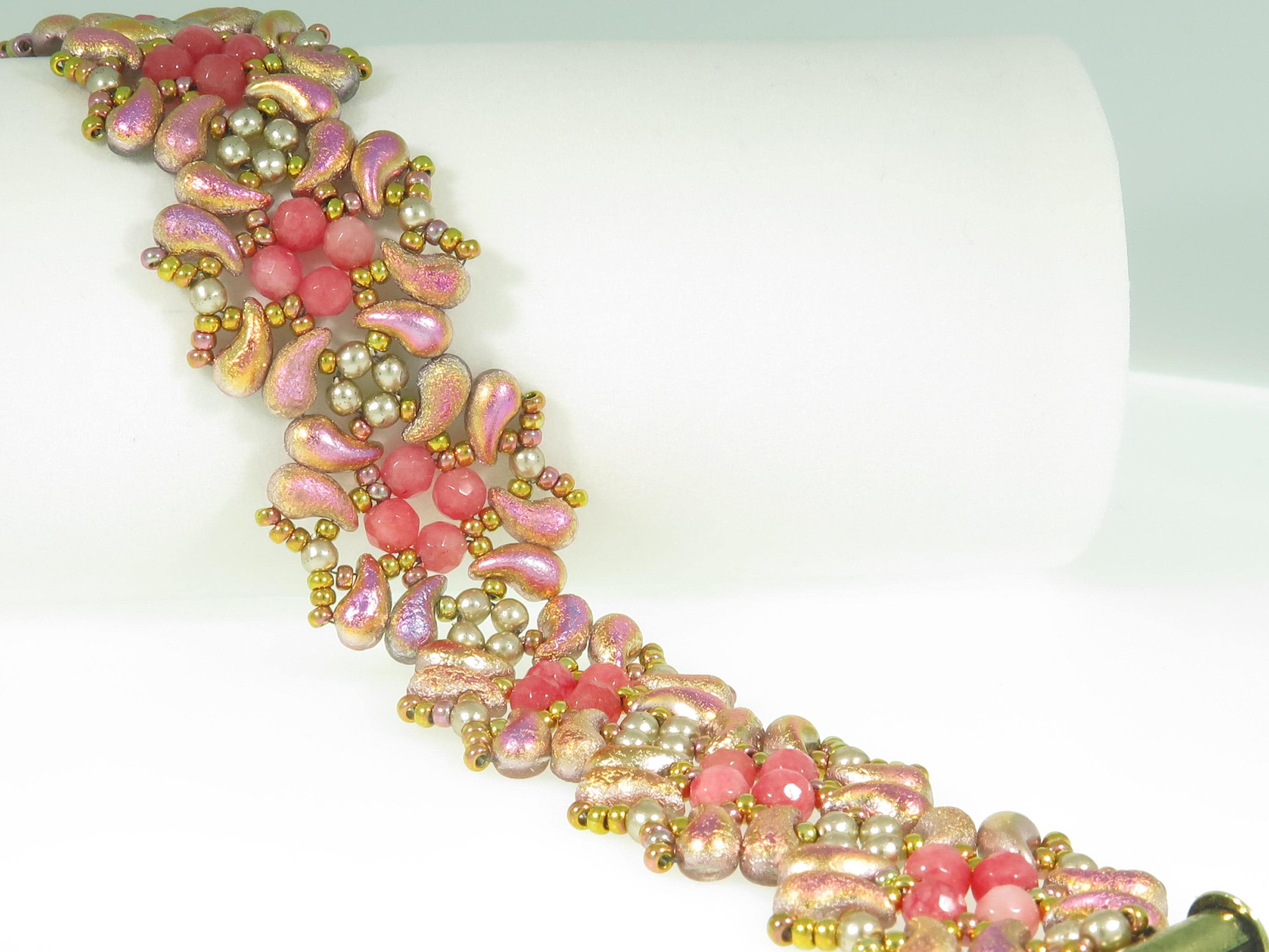 Crisscross Beading Kit Beading Tutorial Zoliduo & Pearl | Etsy