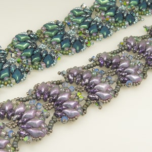 Waterfall -beading Tutorial - Swarovski Gemduo Diamondduo Superduo ...