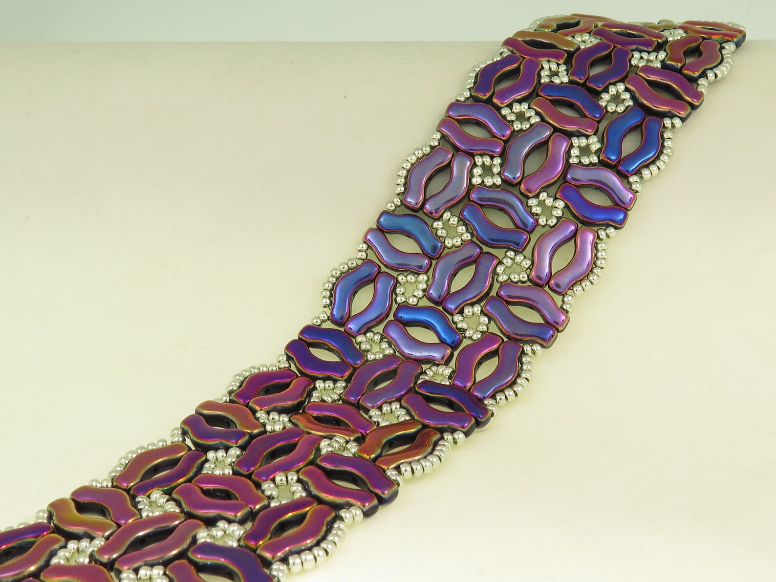 Coffee Beans Bracelet Beading Tutorial 3 Hole Bridge Czech - Etsy