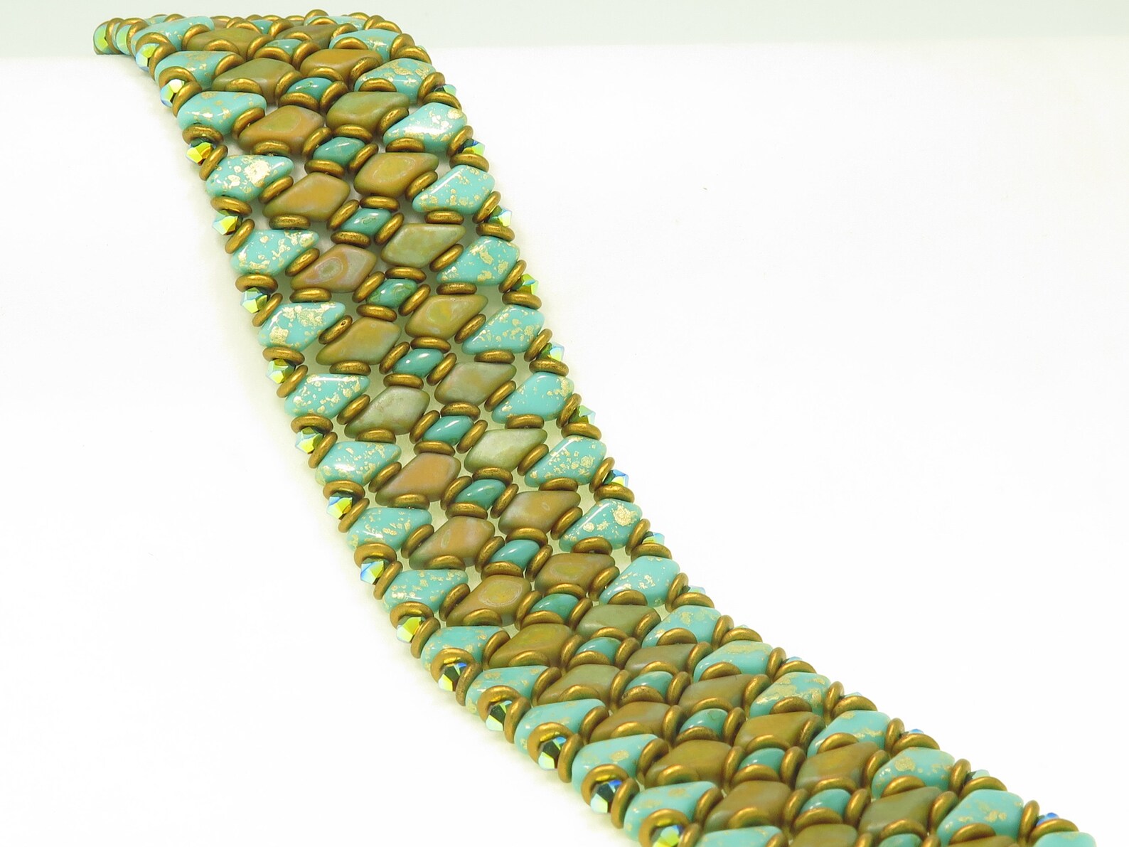 Kites Bracelet Beading Tutorial Kite & O Beads Superduo - Etsy