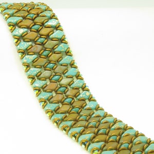 Kites Bracelet - Beading Tutorial - Kite & O Beads Superduo and Crystal ...