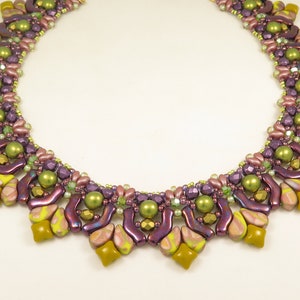 Arches Necklace -beading Tutorial - Bridge Beads Superduo Wibeduo ...