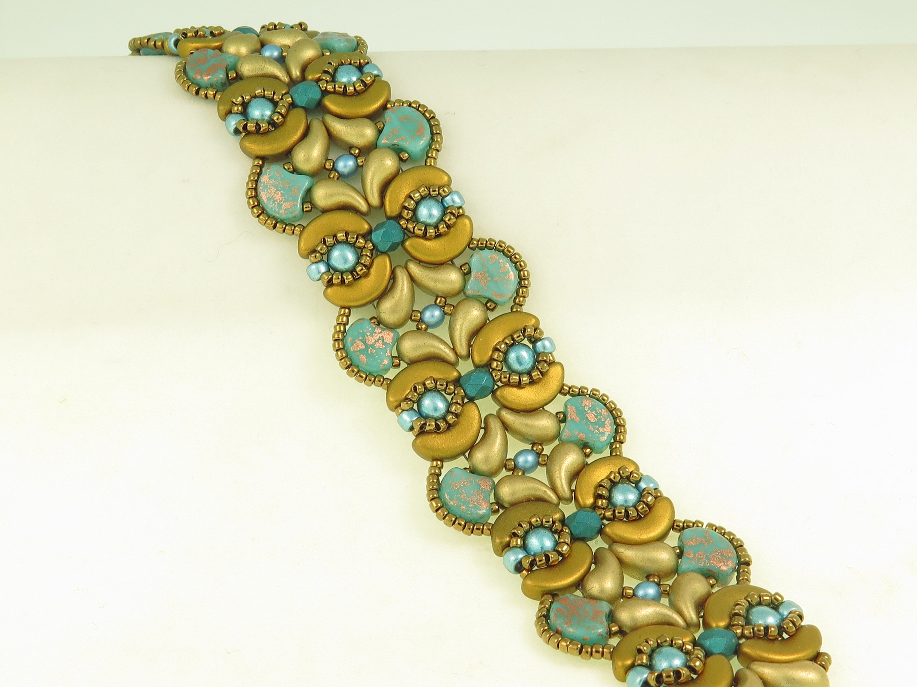 Bloom Bracelet Beading Tutorial Arcos Par Puca Ginko - Etsy