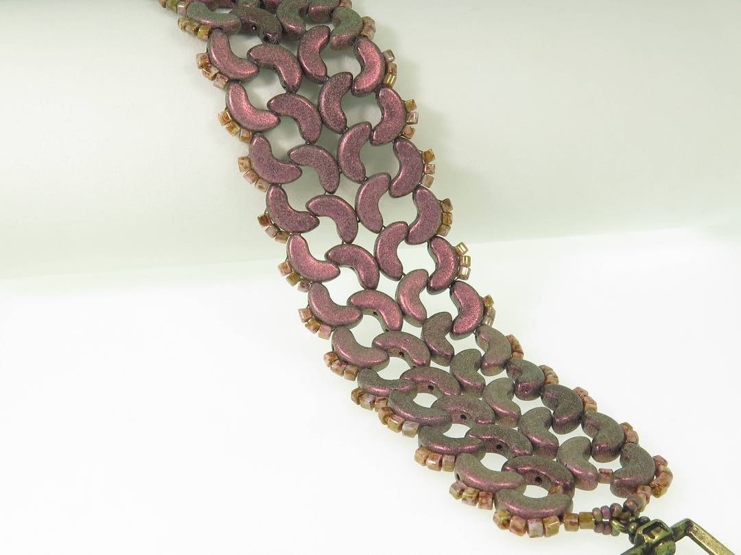 Links - Beading Tutorial, Arcos Par Puca Bracelet, Beading Pattern ...