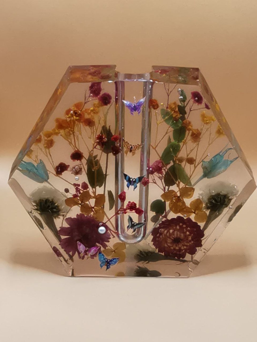 Resin Flower Vase. Home Decor. - Etsy