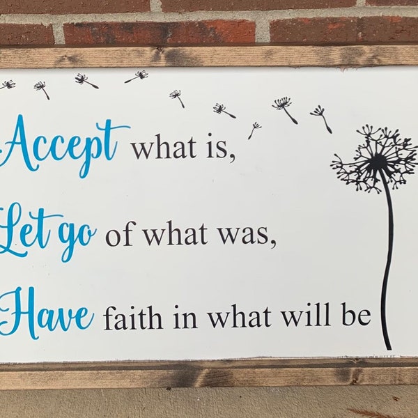 Accept What is Sign - Etsy