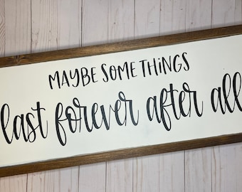Forever After All Sign - Etsy