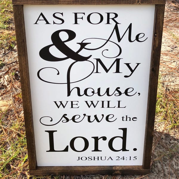 Serve the Lord Sign - Etsy