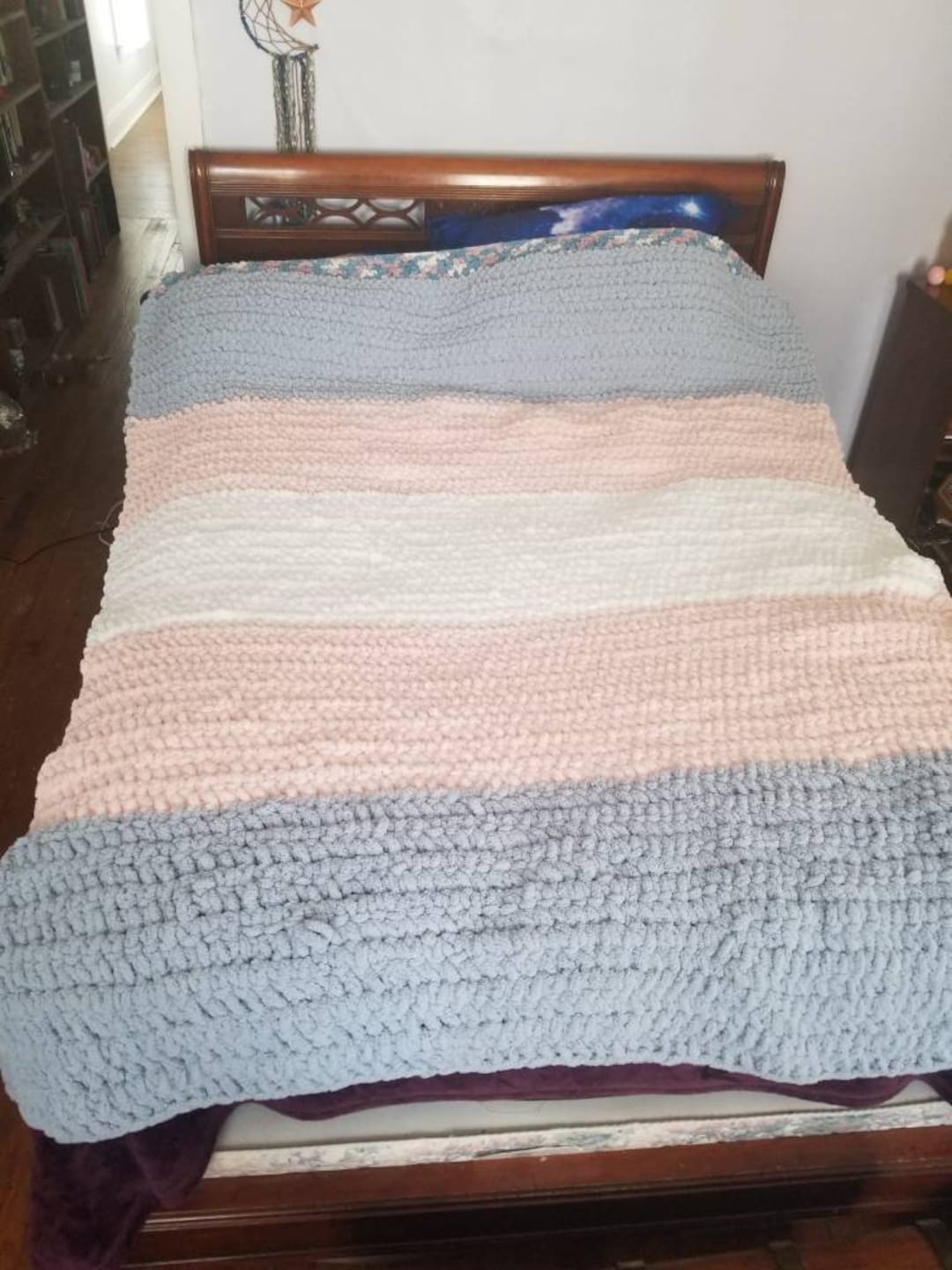 Trans Flag Blanket - Etsy