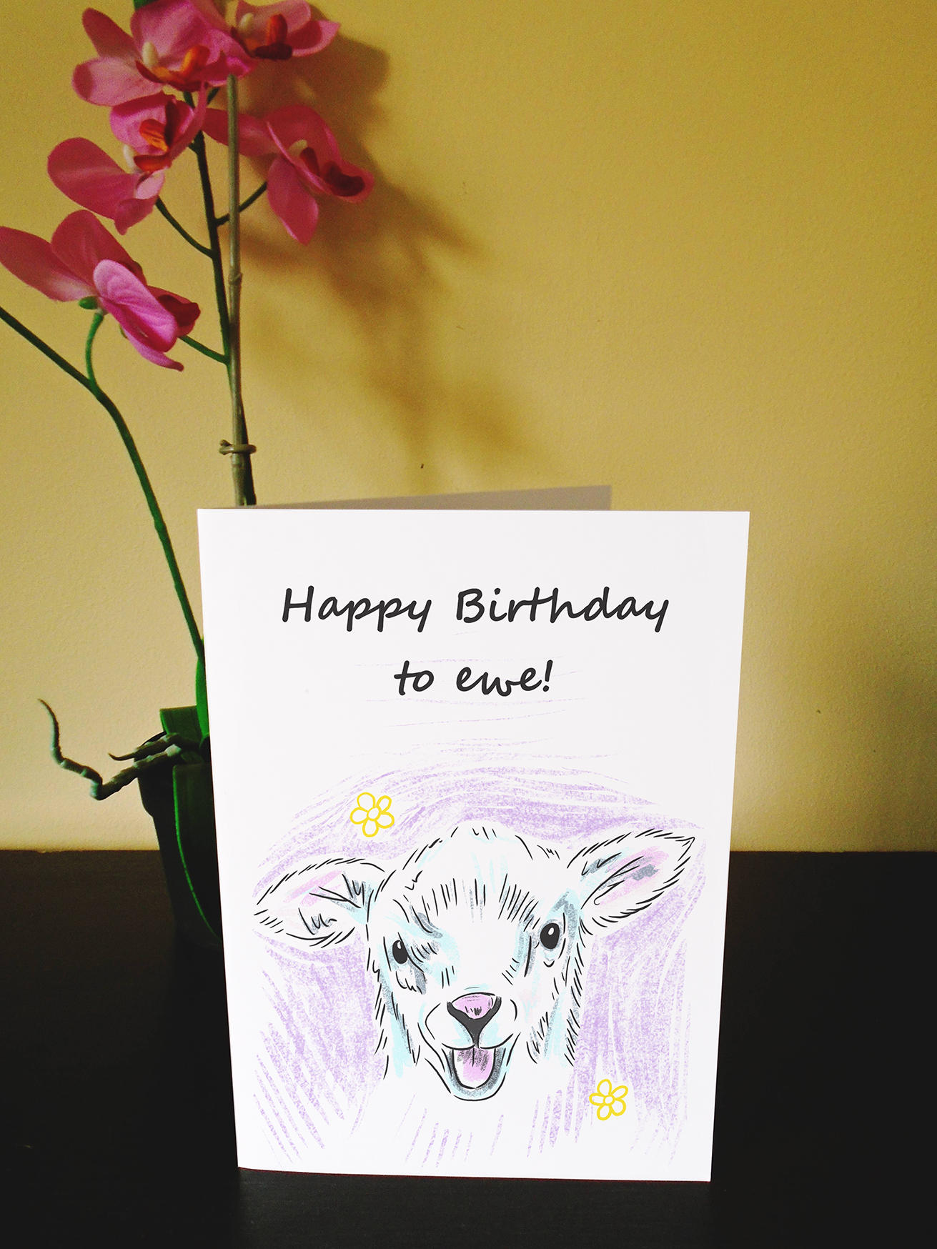 Animal Puns Greetings/ Birthday Card (sheep) - Etsy