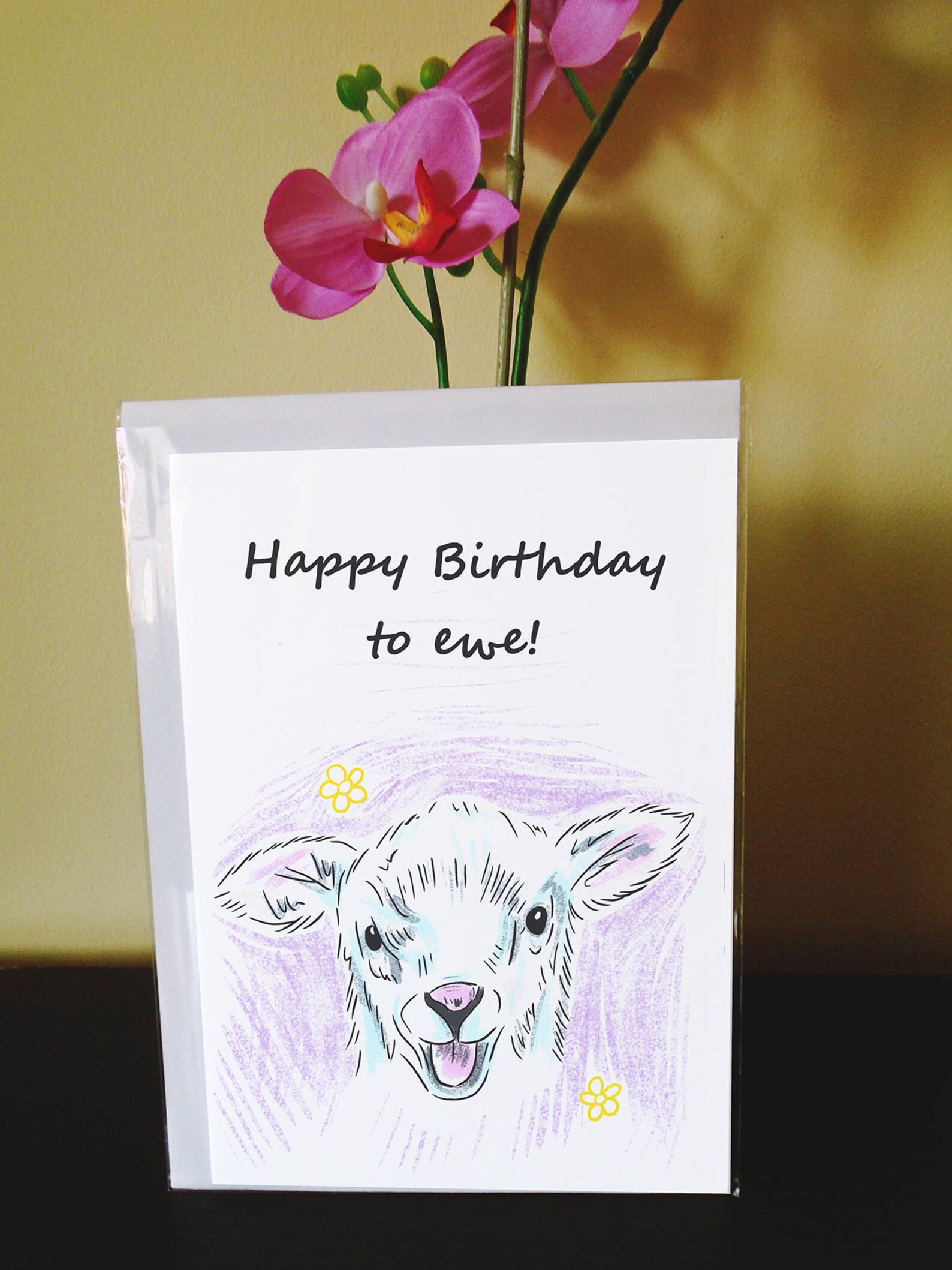 Animal Puns Greetings/ Birthday Card (sheep) - Etsy