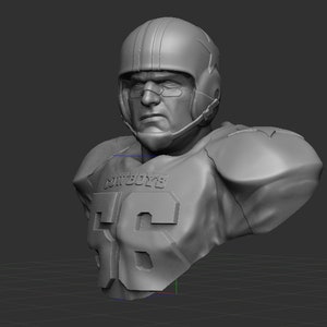 Vintage Dallas Cowboy Throwback Bust - Etsy
