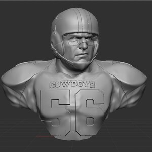 Vintage Dallas Cowboy Throwback Bust - Etsy