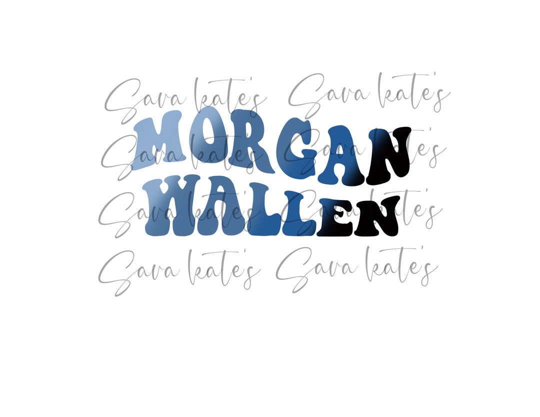 Morgan Wallen PNG. Digital Download. WALLEN. - Etsy