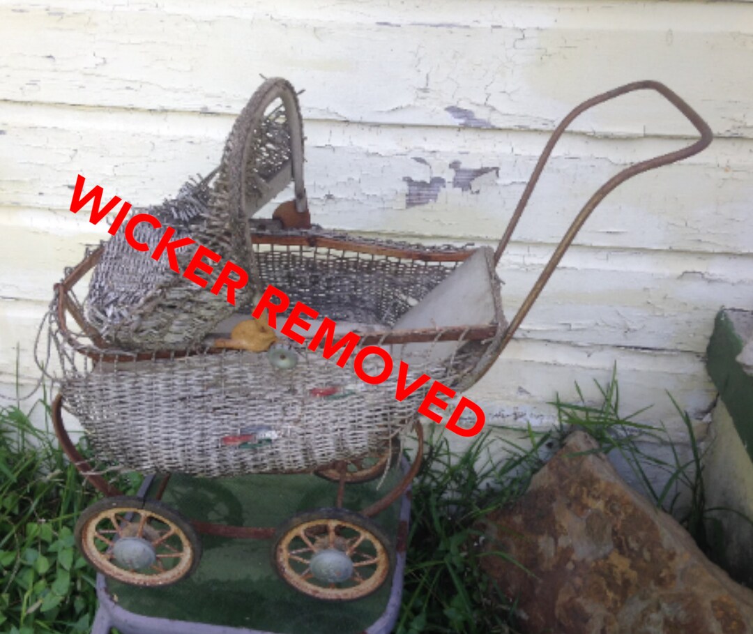 Save a Vintage Doll Stroller, South Bend Doll Carriage, Parts, Upcycle ...