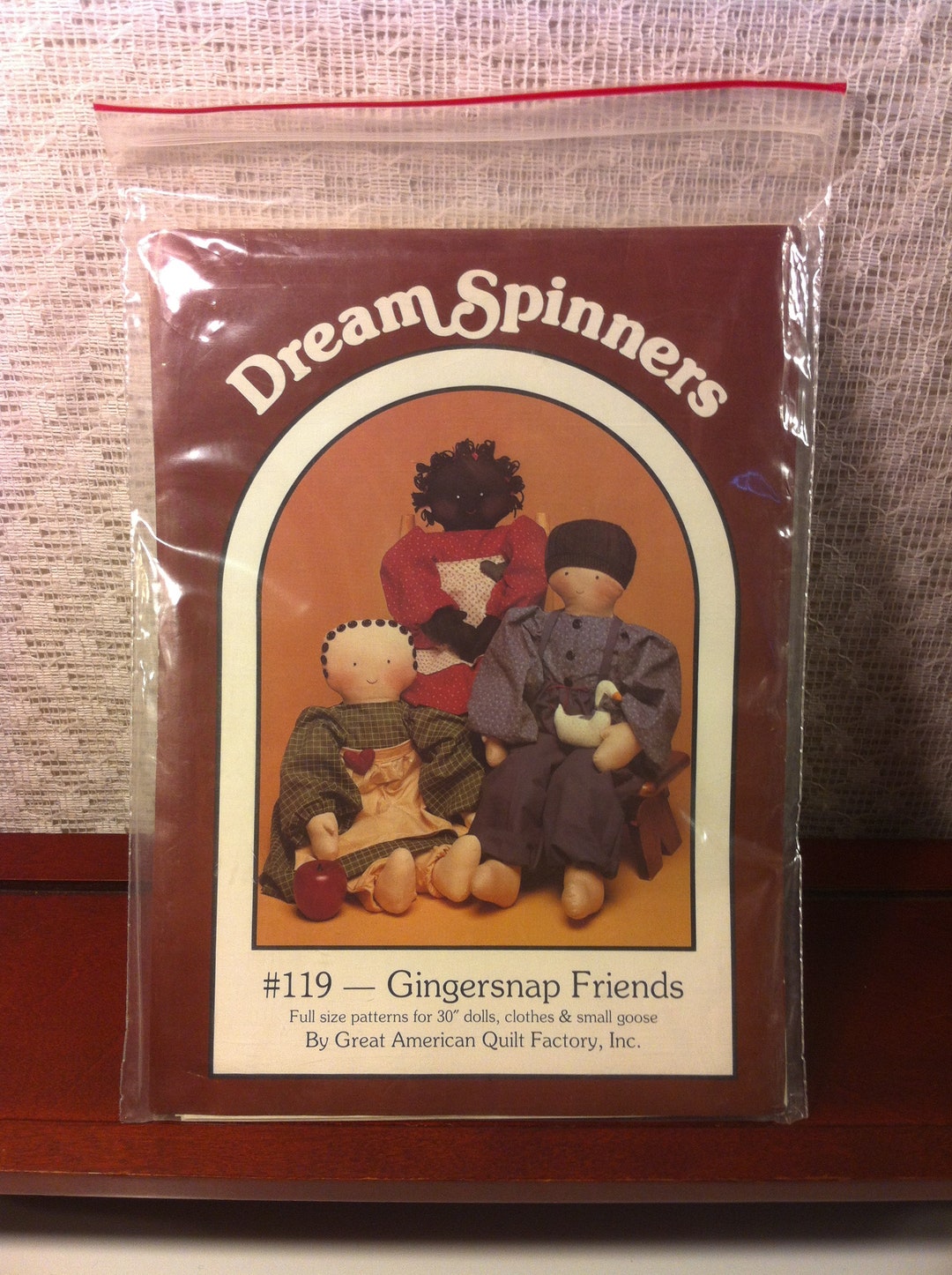 Dream Spinners Ginger Snap Friends 1985 Uncut Full Size Patterns for ...