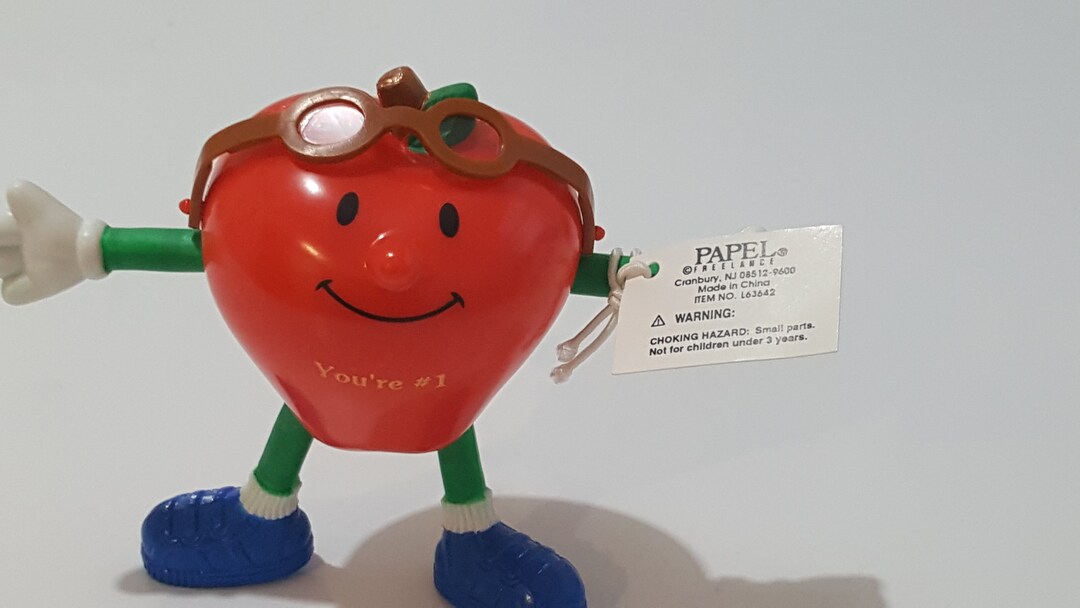 Bendable Apple Buddies by Papel - Etsy