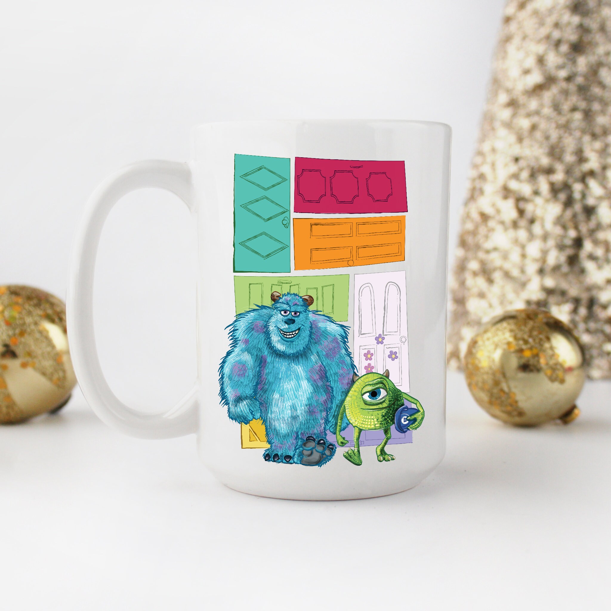 A Monsters Inc Mug Coffee Tea Design on Both Sides | Etsy