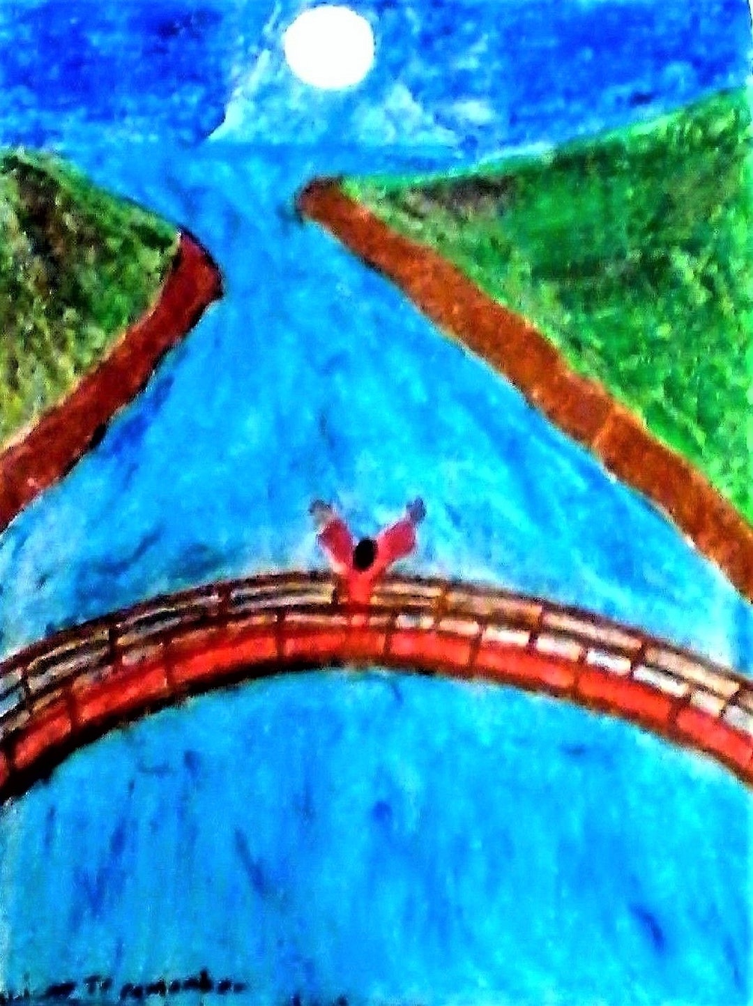 DRAWING, 'A Light to Remember', Colored Pencil, Charcoal, Oil Pastel ...