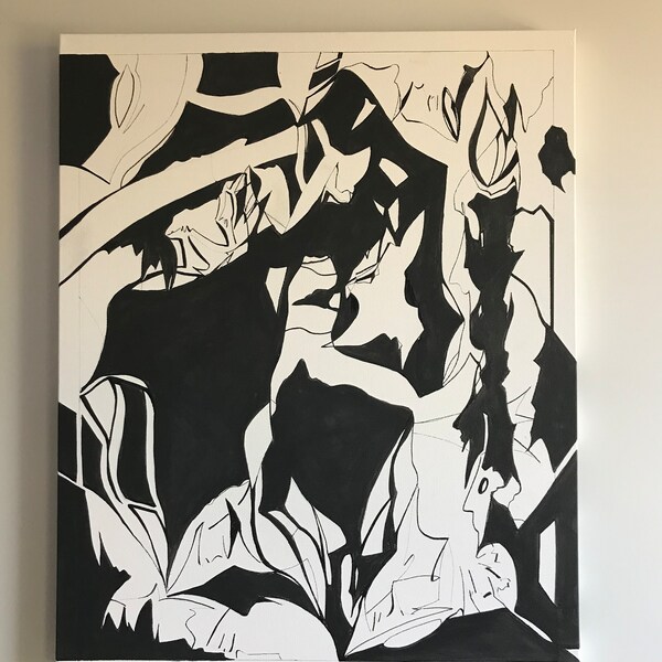 Pen and Ink Abstract - Etsy