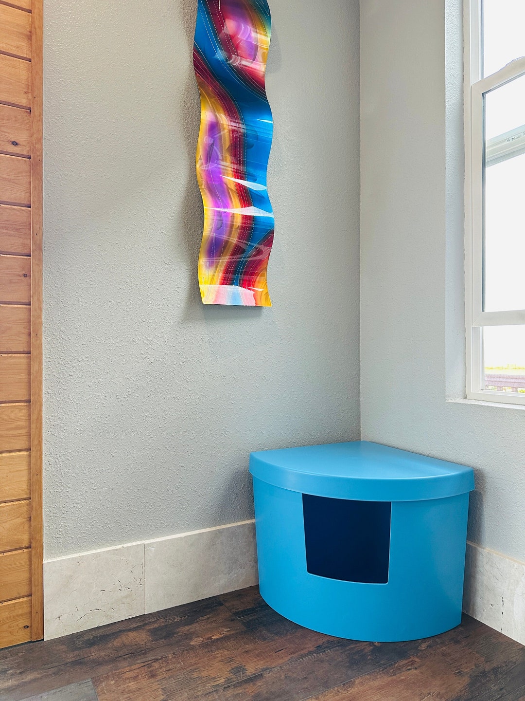 Kitangle Corner Kitty Litter Box - Etsy