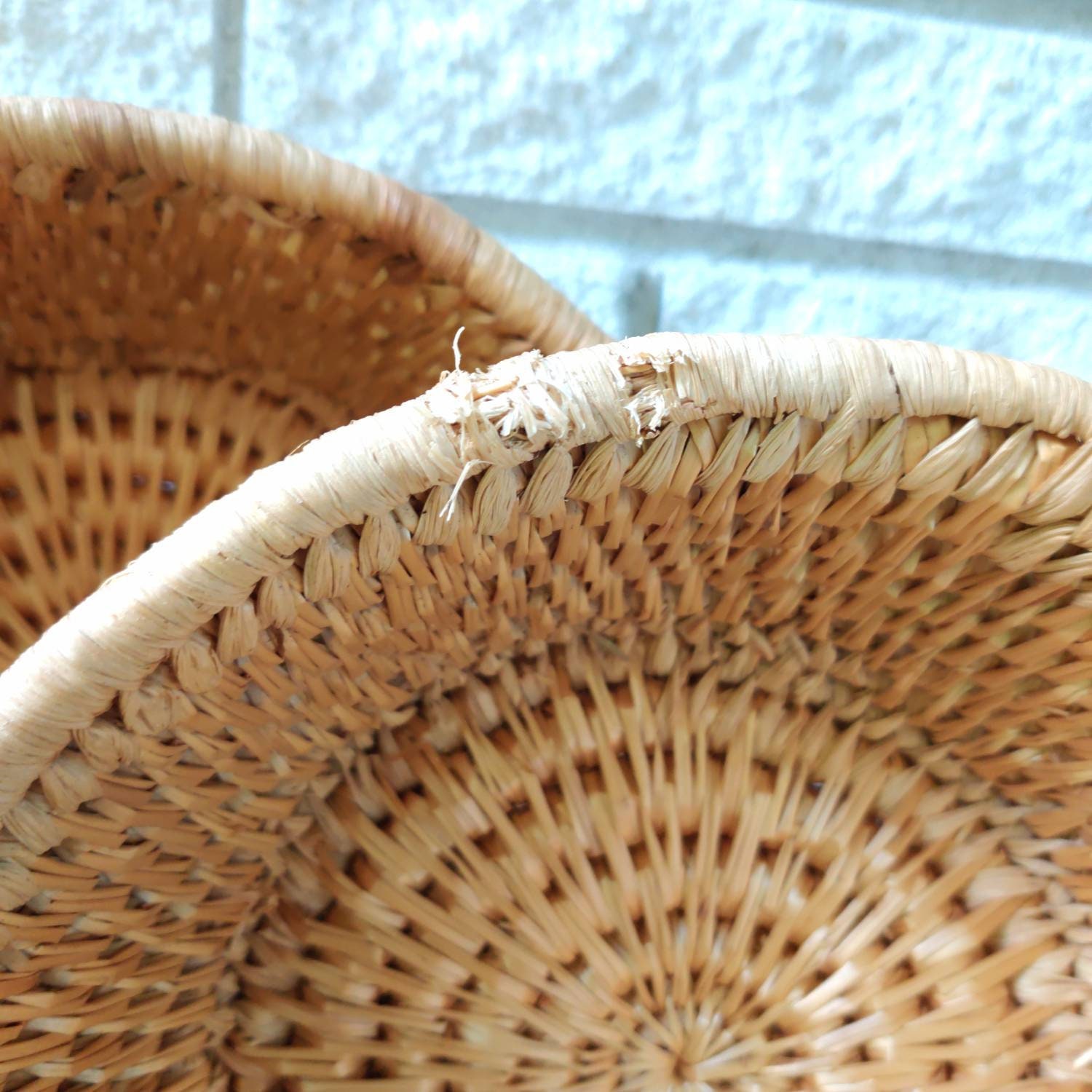 Round Vintage Nesting Baskets 2pc - Etsy