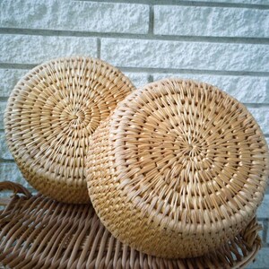 Round Vintage Nesting Baskets 2pc - Etsy