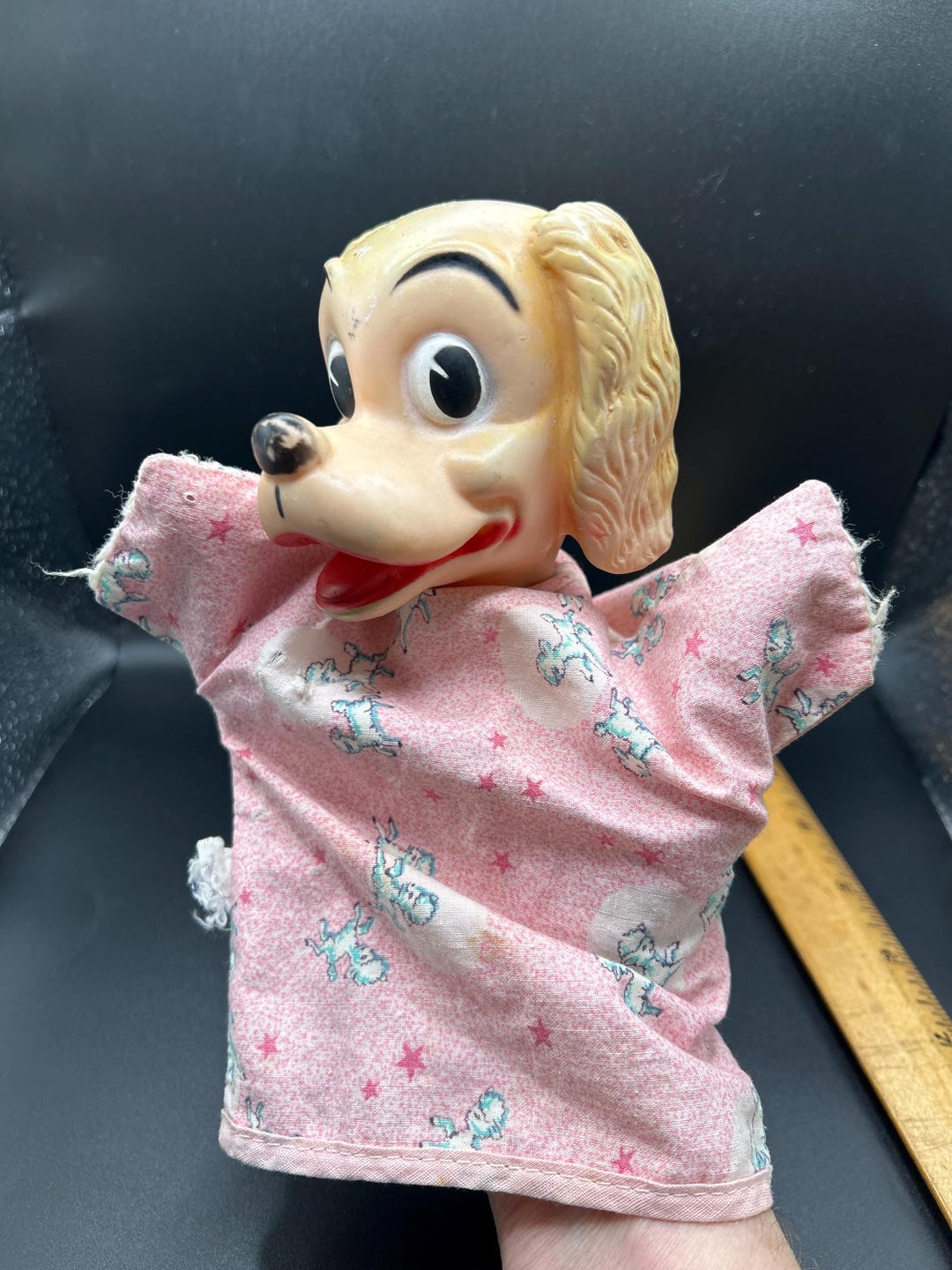 W.D.P. LADY Rubber Hand Puppet Head Vintage Walt Disney Toy ...