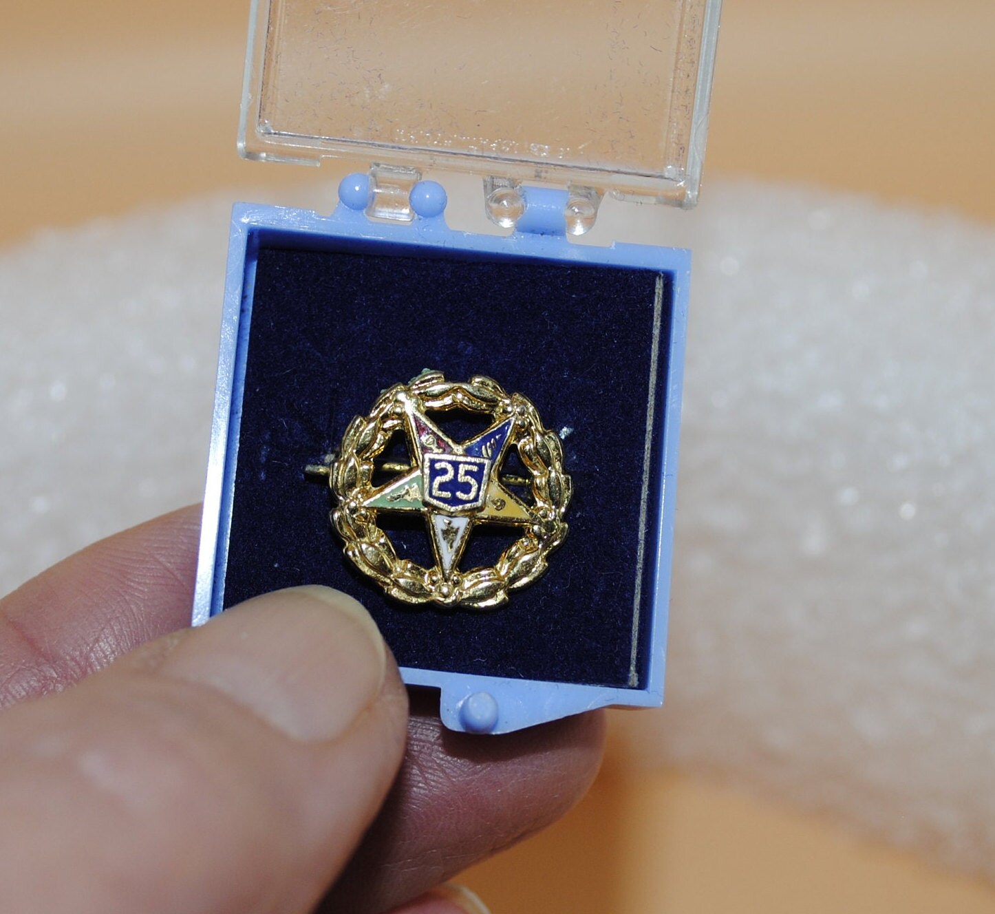 Vintage 10K Gold 25 Year Service Pin Order of the Eastern - Etsy