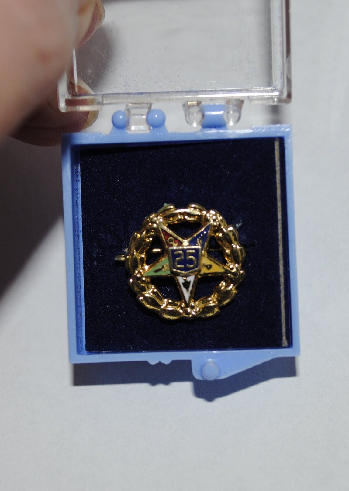 Vintage 10K Gold 25 Year Service Pin Order of the Eastern - Etsy