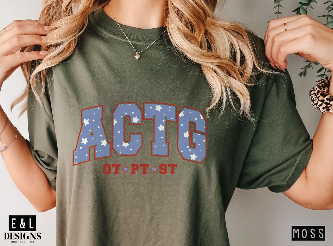 ACTG Comfort Colors Tees - Etsy