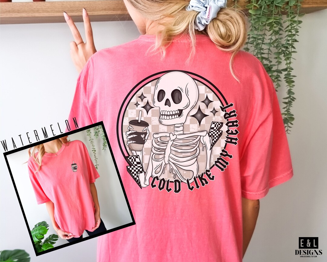 Cold Like My Heart Shirt, Comfort Colors Tee, Beach Tee, Iced Coffee ...
