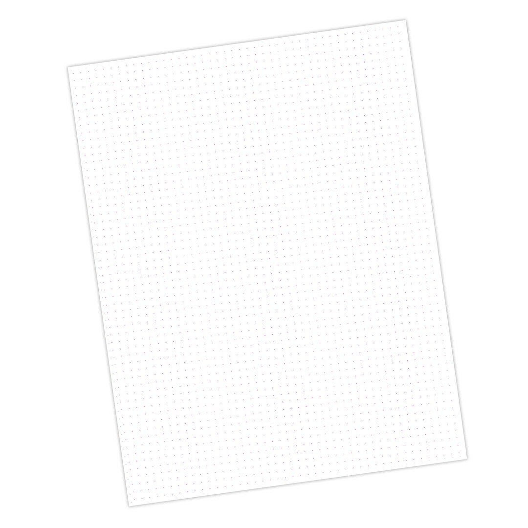 Pink Dot Grid Letter Size Printable - Etsy