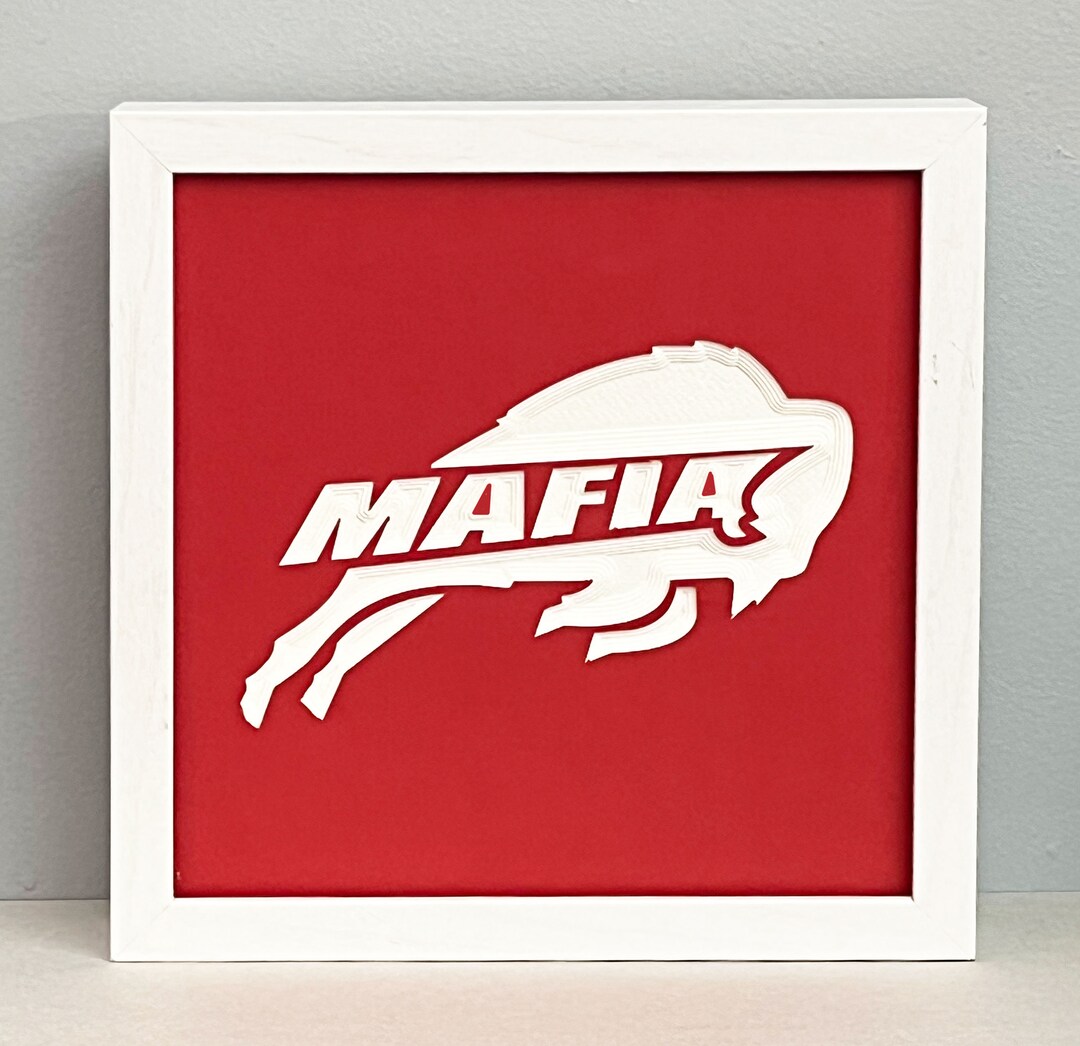 3-D Layered Paper Charging Buffalo Bills Mafia Framed Art - Etsy
