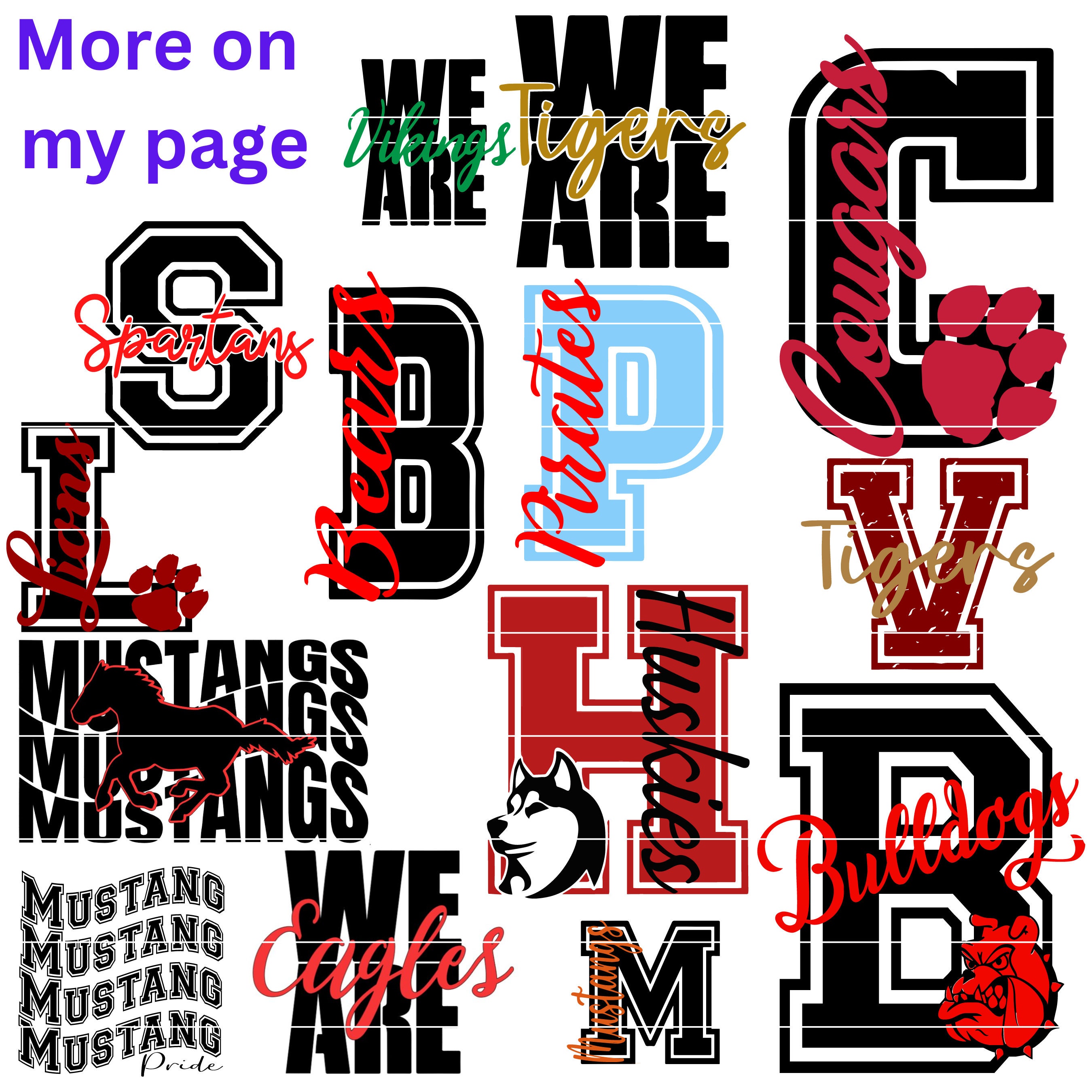 Mustangs Svg, Team Shirt Svg, Team Spirit Shirt Svg, School Spirit Svg ...