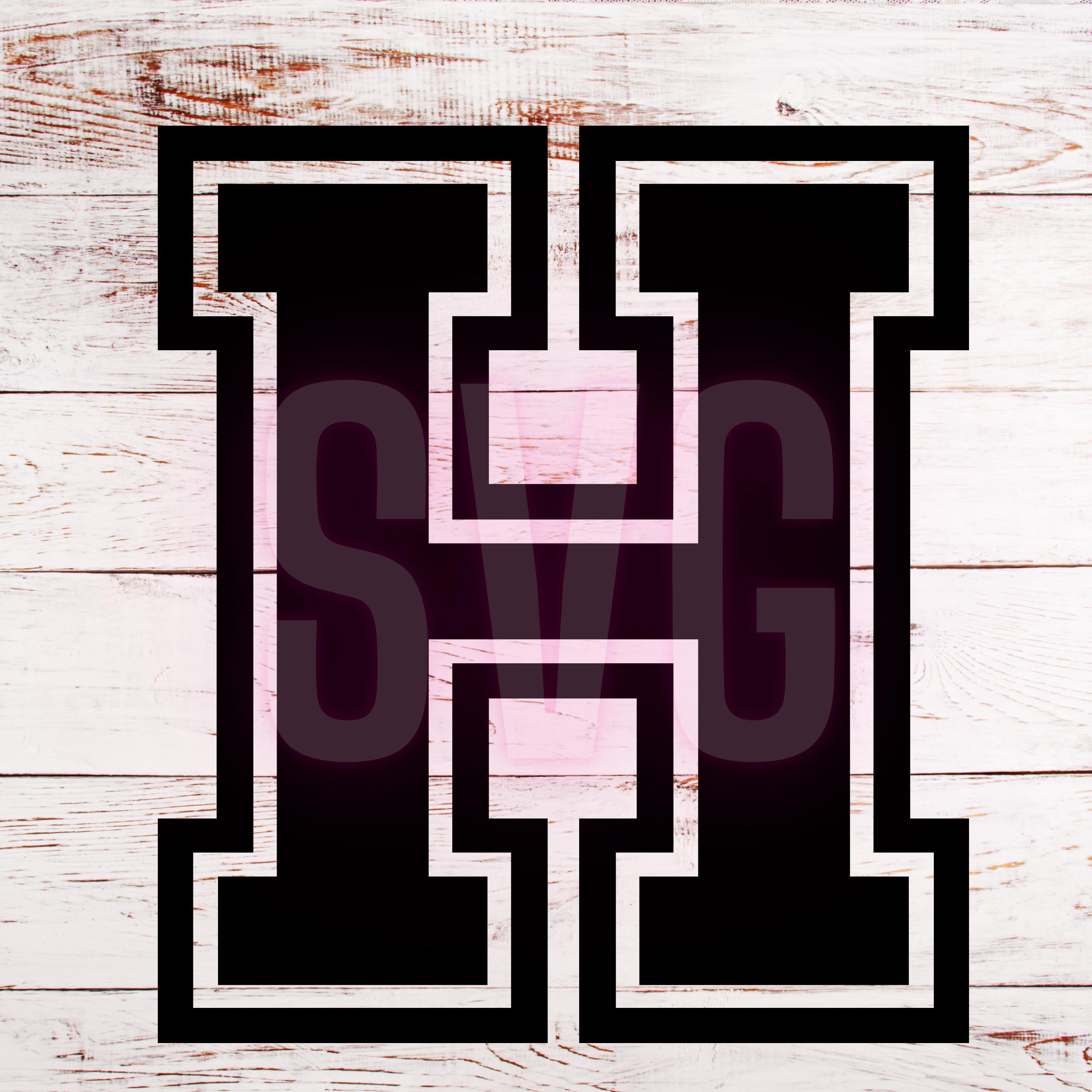 H,monogram Letter Svg,monogram Font Svg,monogram Svg,wedding Monogram ...