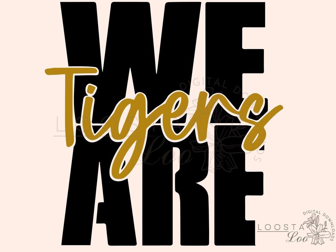 Digital Download, Tigers Football Svg, Png, Tiger Head Svg, Go Tigers ...