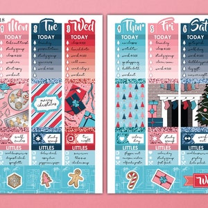 Hello Christmas Weekly Kit | Erin Condren Planner Stickers 194 Stickers ...