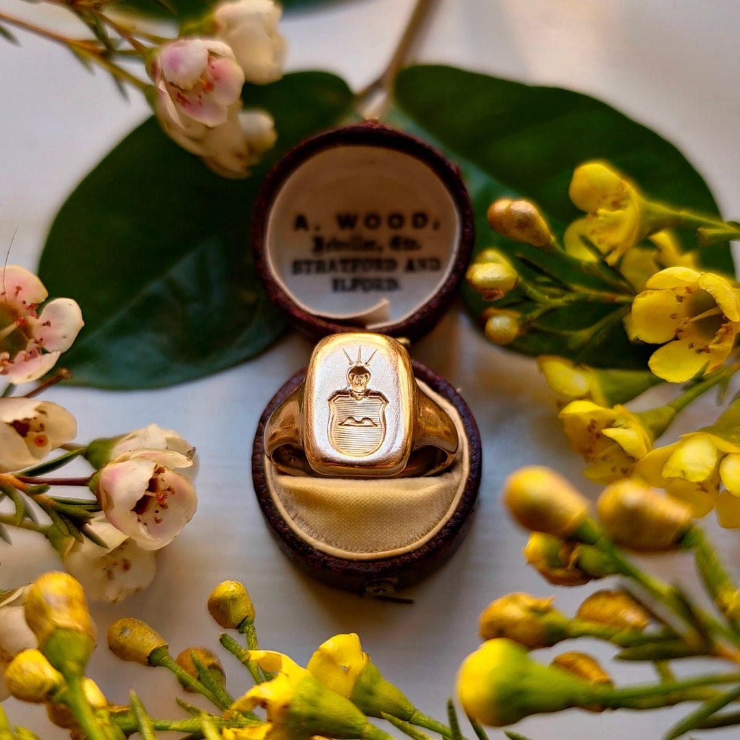 Signet Ring With Archery Theme - Etsy