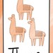 Llama Number Flash Cards - Etsy