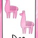 Llama Number Flashcards in Spanish, Llama Número Flashcards En Español ...